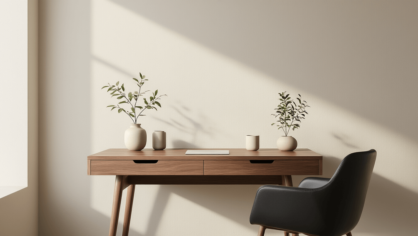 How to Create the Perfect Japandi Desk: A Minimalist Workspace Revolution - Balanced Hearth