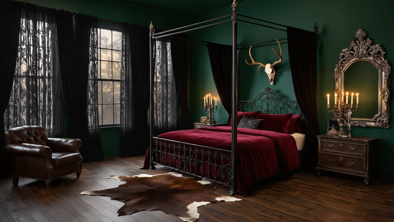 Western Gothic Bedroom: Unleash Your Dark Frontier Style - Balanced Hearth